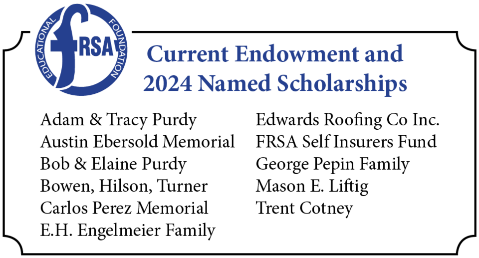 FRSA Educational & Research Foundation Scholarships